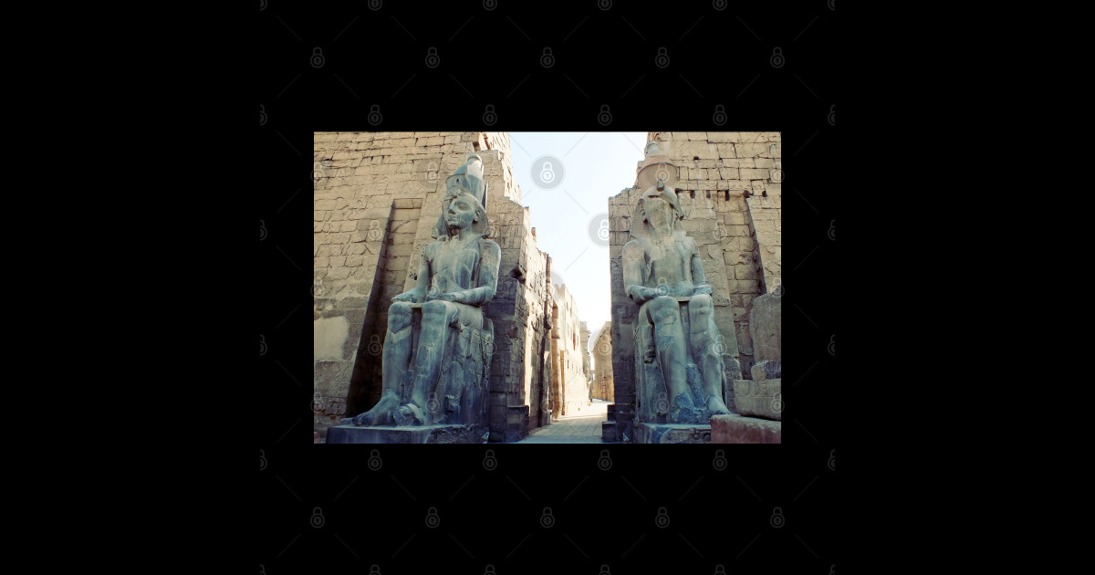 Luxor Temple, Egypt - Luxor Temple - Sticker | TeePublic