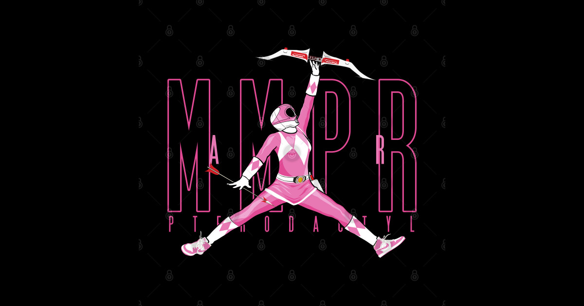 AIR PINK RANGER - Mmpr - Sticker | TeePublic