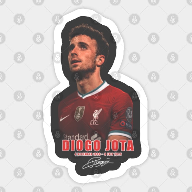 RIP Diogo Jota 2025 - Diogo Jota - Sticker | TeePublic