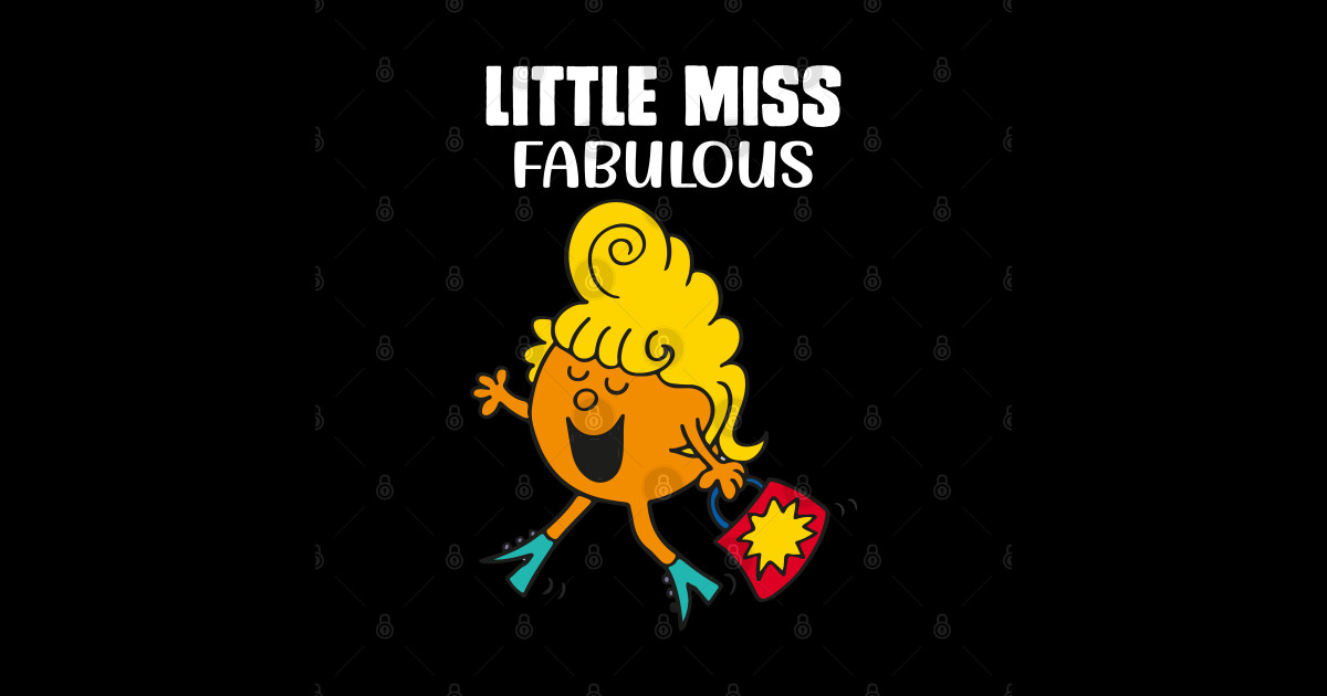 LITTLE MISS FABULOUS - Little Miss - Sticker | TeePublic