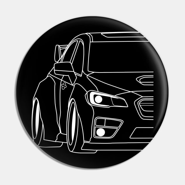 Subie WRX STI - Subie - Pin | TeePublic