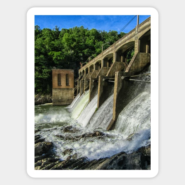 Little River Dam - Little River Dam - Sticker | TeePublic