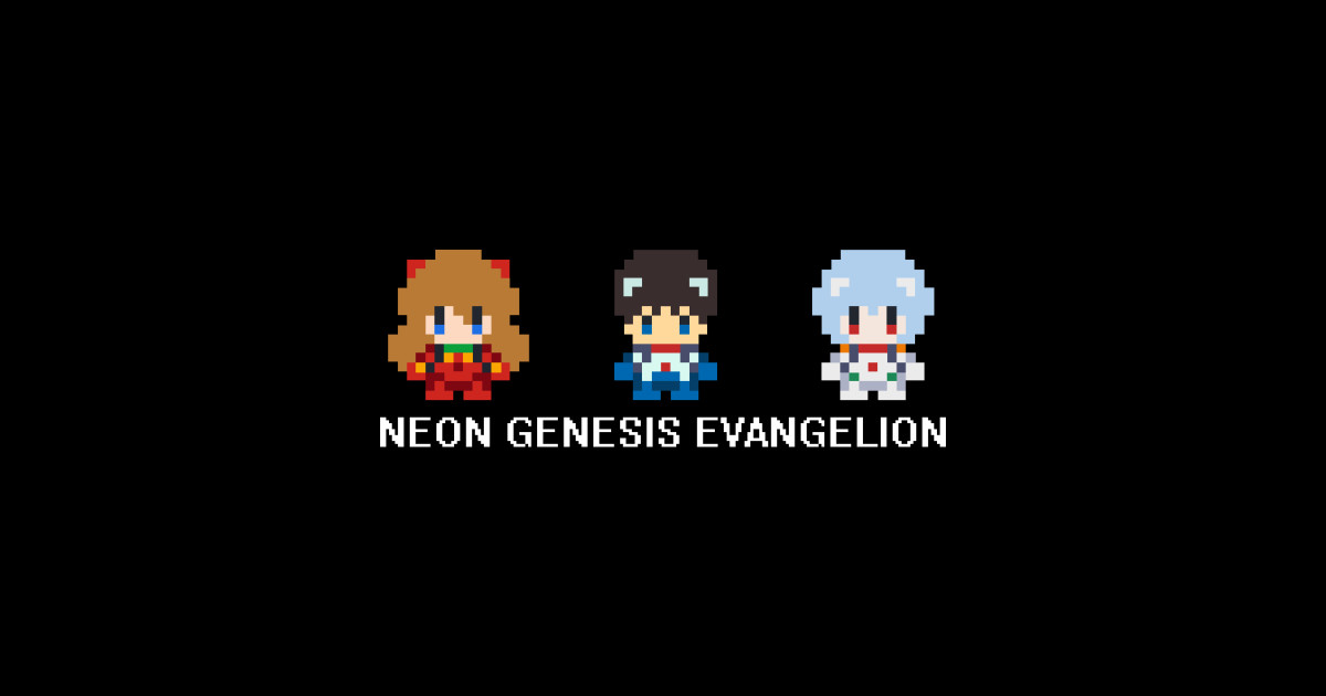 8 bit Neon Genesis Evangelion - Neon Genesis Evangelion - Tapestry ...