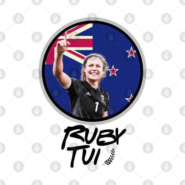 Ruby Tui, New Zealand Rugby icon, kiwi Legend - Ruby Tui - T-Shirt ...