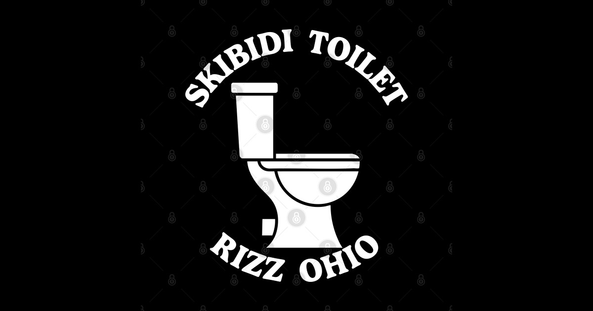 Skibidi Toilet Rizz Ohio - Skibidi Toilet Rizz Ohio - Sticker | TeePublic