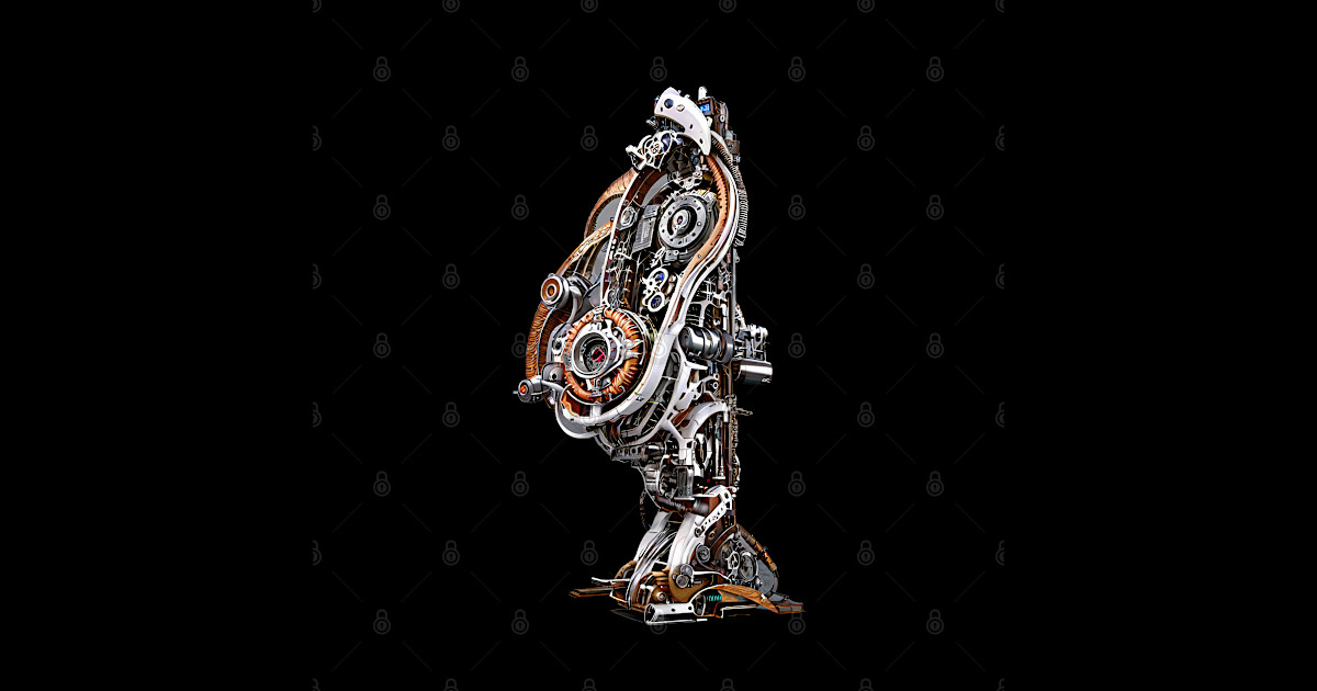 Industrial Dragon Mechanics! - Industrial Dragon - Sticker | TeePublic