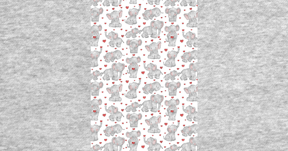 Cute Elephants - Elephant - T-Shirt | TeePublic