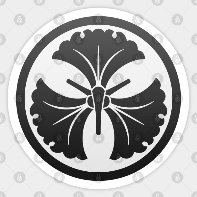 Tsushima Adachi Kamon - Samurai Crest - Sticker | TeePublic