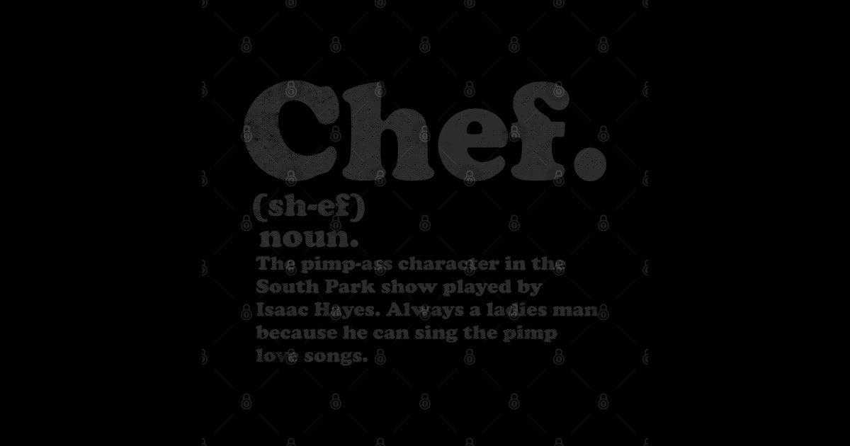 Chef Definition - Chef Dictionary Definition - T-Shirt | TeePublic