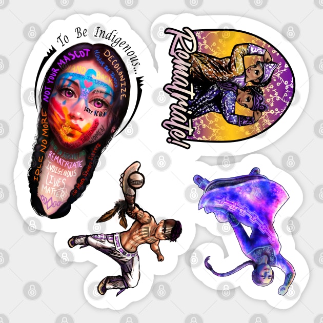 The Deadly pack - Decolonize - Sticker | TeePublic