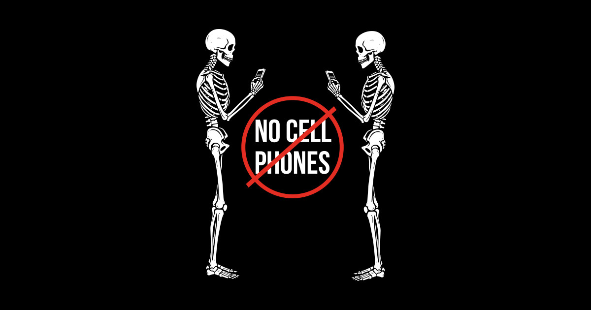 No cell Phones sign - Cell Phone - Sticker | TeePublic
