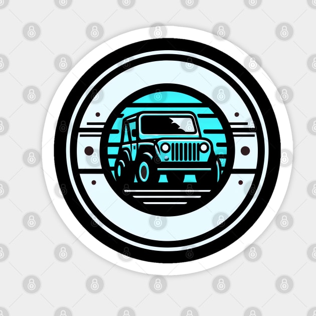 Jeep Wrangler Baby Blue - Jeep - Sticker | TeePublic