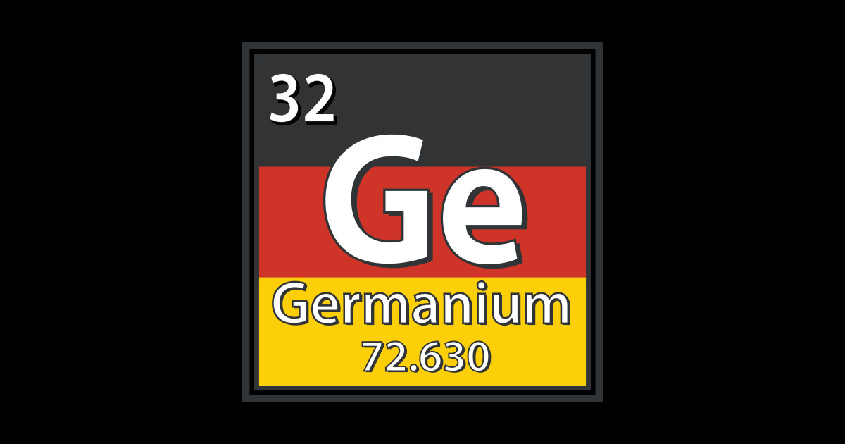 Germanium - Germany Flag German Science - German Flag - T-Shirt | TeePublic