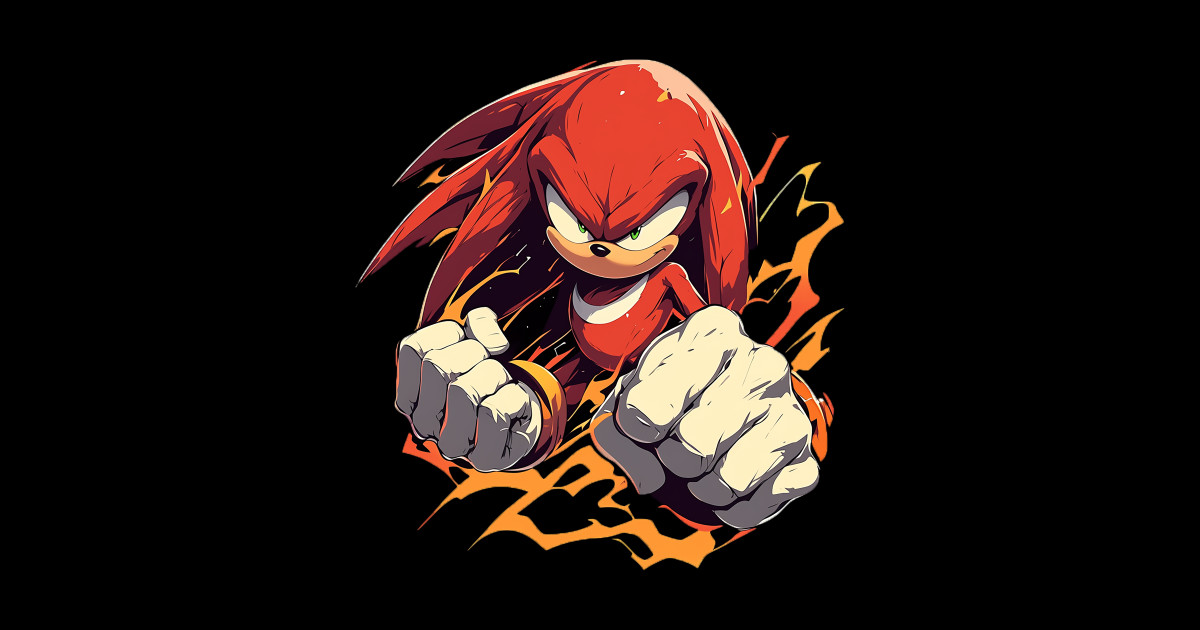 knuckles - Knuckles - Sticker | TeePublic