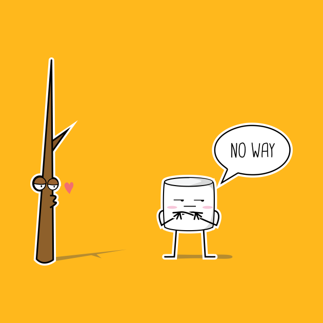 No Way! - Marshmallow - T-Shirt | TeePublic