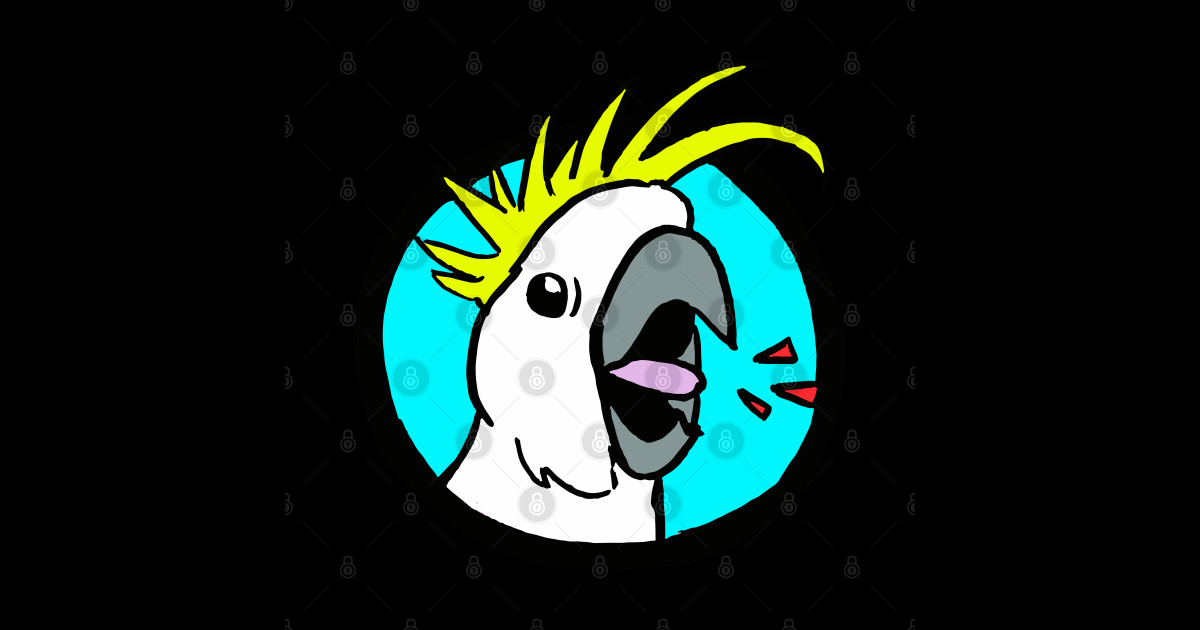 Cocky - Cockatoo - Sticker | TeePublic