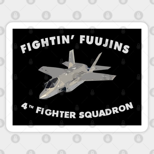 4th Fighter Squadron Fightin' Fuujins F35 USAF - Fighter Squadron ...