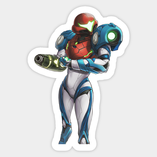 Samus (Metroid Dread) - Metroid - Sticker | TeePublic