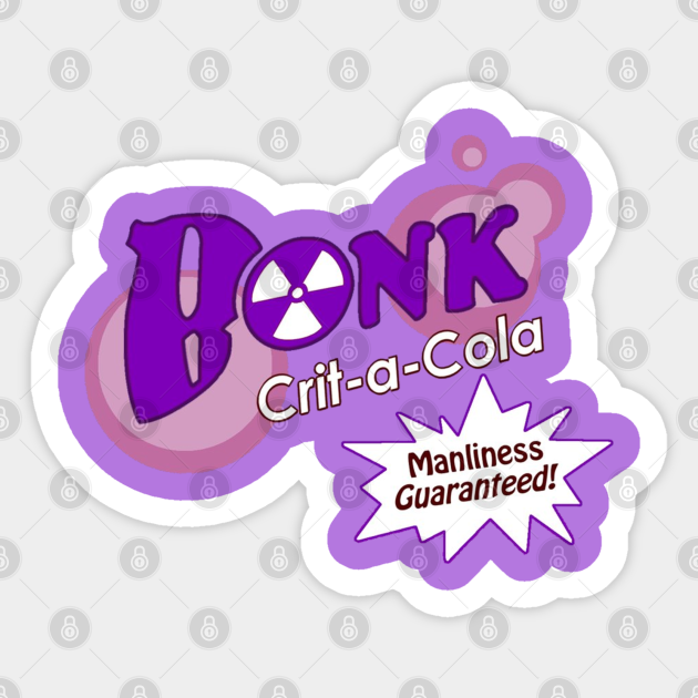 Bonk Crit-A-Cola OFFICIAL - Tf2 - Sticker | TeePublic