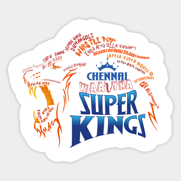 CSK Fan - Csk Fan - Sticker | TeePublic