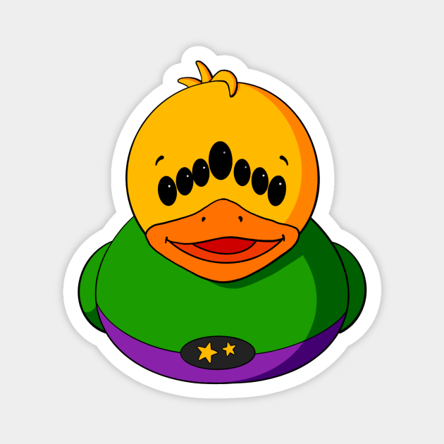 Alien Rubber Duck - Astronaut - Magnet | TeePublic