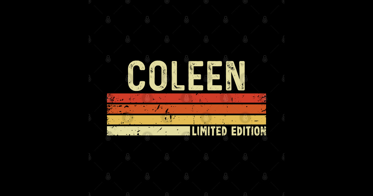 Coleen Name Vintage Retro Limited Edition Gift - Coleen - Sticker ...