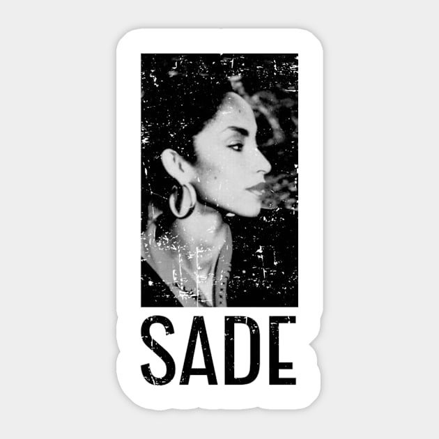 Retro Vintage 80s SADE - Sade - Sticker | TeePublic