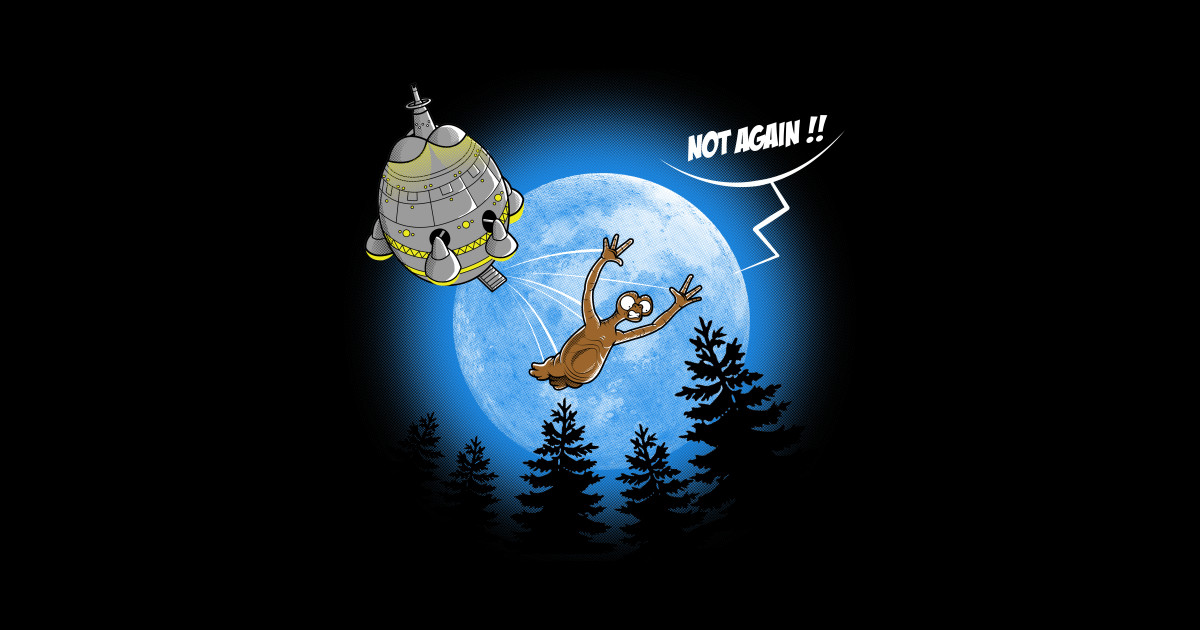 Not Again - Et - Sticker | TeePublic