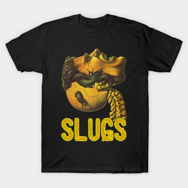 Slugs 80s Cult Classic Horror Fan Art - 80s Movies - T-Shirt | TeePublic