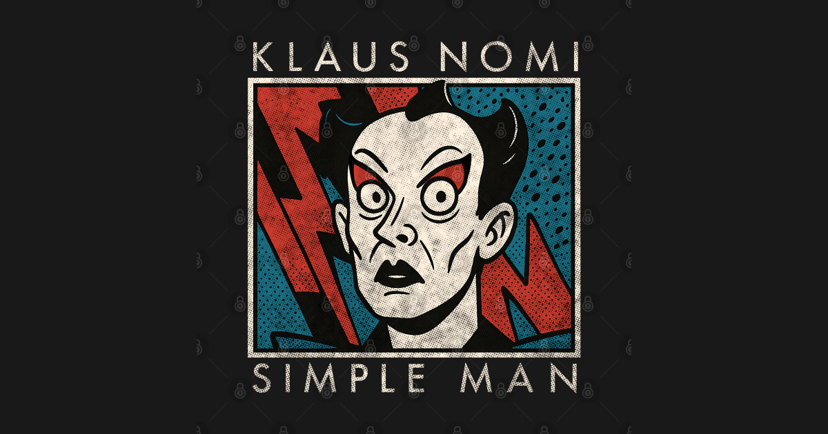 Klaus Nomi Cartoon Pop Art - Klaus Nomi - T-Shirt | TeePublic