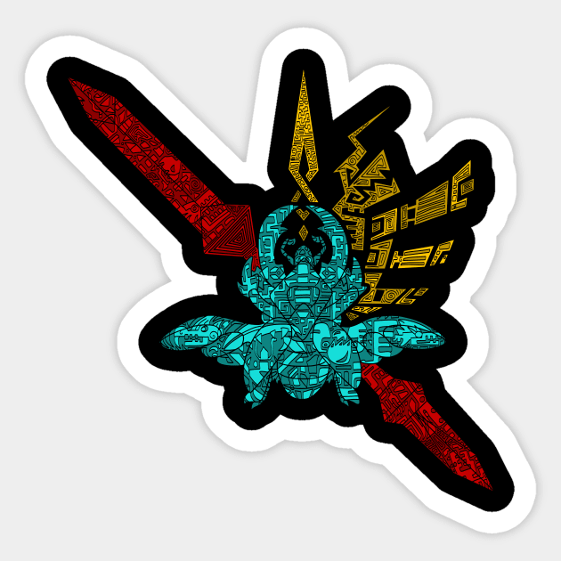 Monster Hunter Glaive - Monster Hunter - Sticker | TeePublic