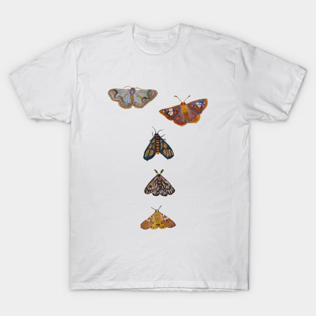 Sigils and Moths Watercolor - Moths - T-Shirt | TeePublic