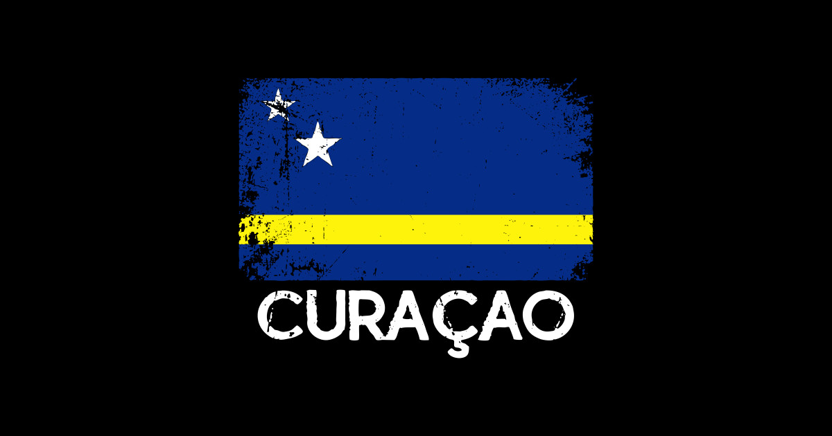 Curacao Flag Vintage - Curacao - Magnet | TeePublic
