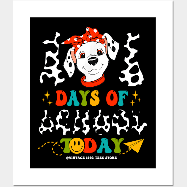 100 Days Of School Dog Boys Dalmatian Girls 100 Days Smarter - School ...