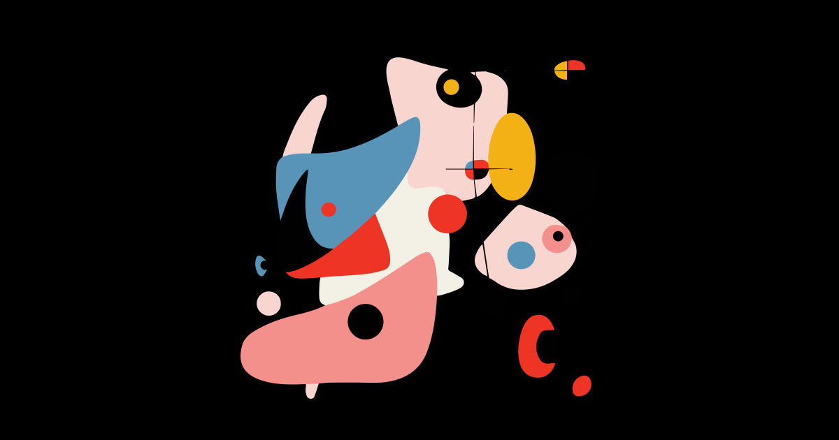 Surreal Shapes (Miro Inspired) - Miro - Posters and Art Prints | TeePublic