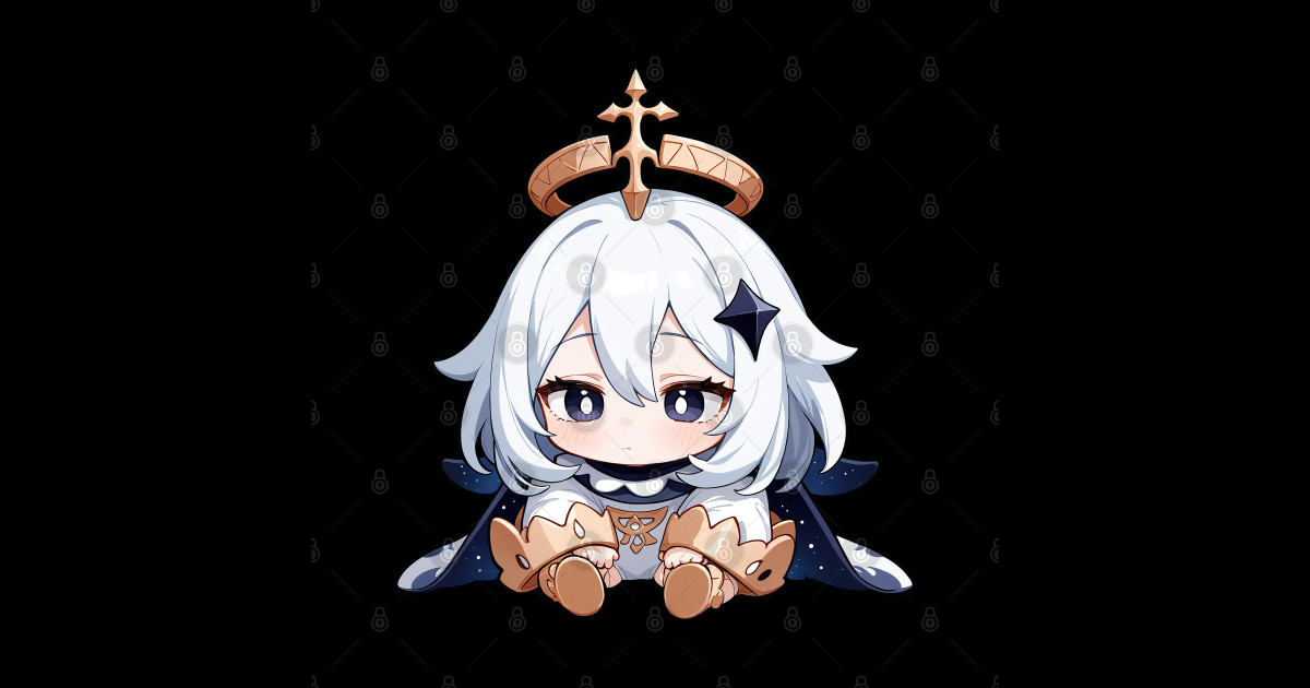 Cute Paimon Chibi Sticker for Genshin Impact Fans - Paimon Genshin ...