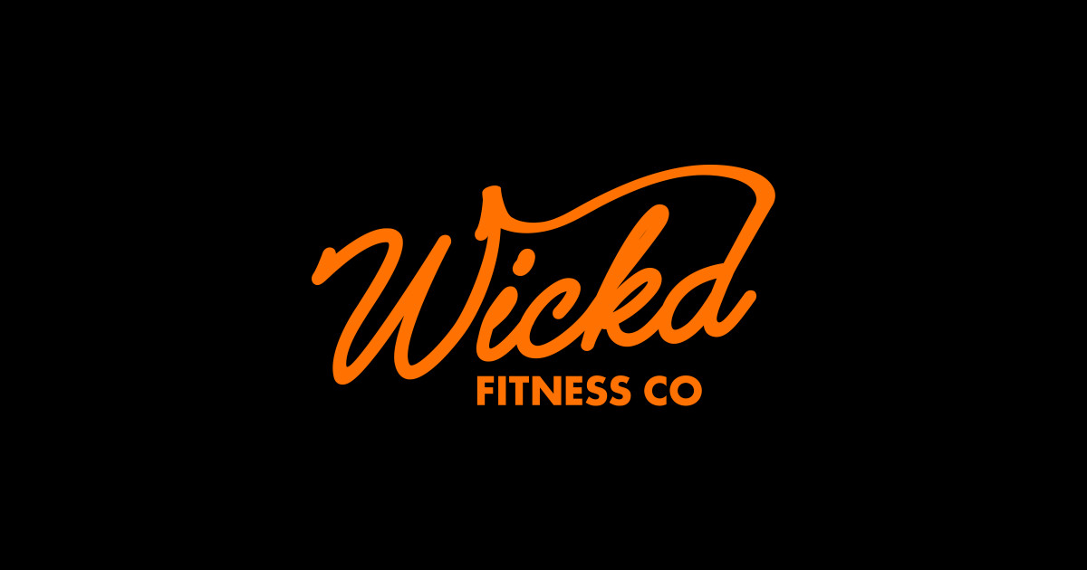 Orange logo - Wickd - Sticker | TeePublic