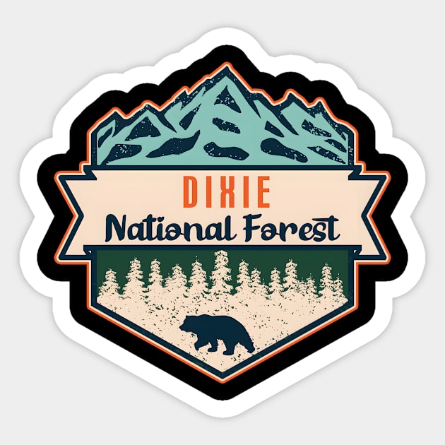 Dixie National Forest - Dixie - Sticker | TeePublic