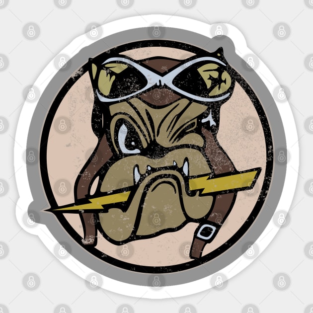 WW2 61st Fighter Squadron - Top Dogs (distressed) - Ww2 Fighter ...