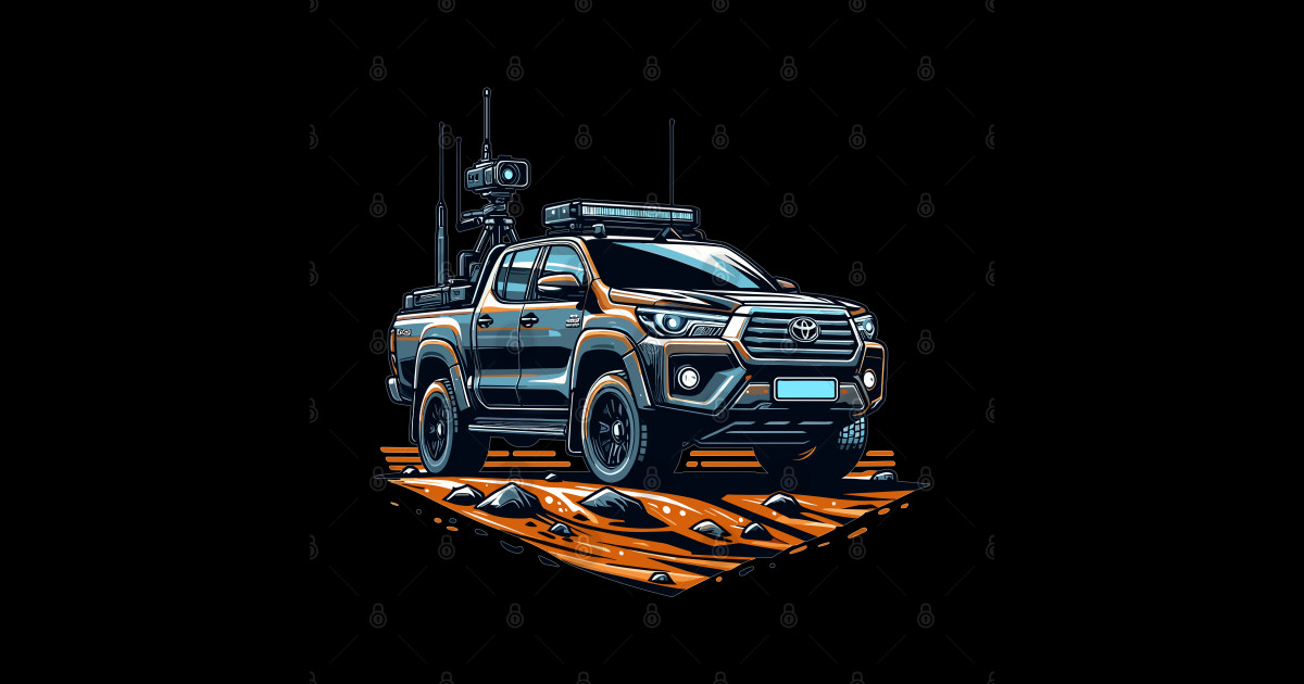 Toyota Hilux - Toyota Hilux - Sticker | TeePublic