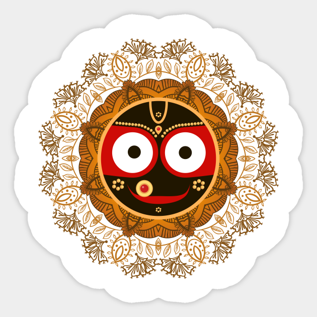 Jagannath #01 - Jagannath Religion Indian Culture - Sticker | TeePublic