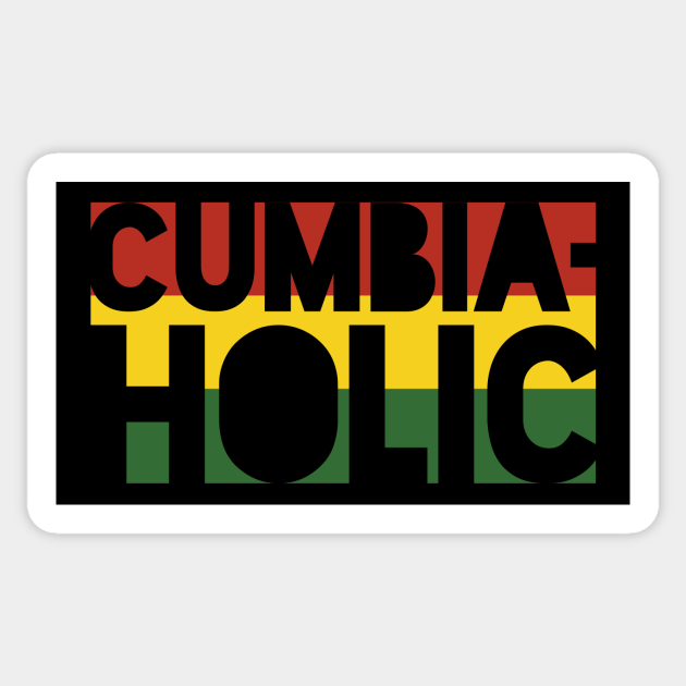 cumbia-holic - reggae cumbia - red yellow green - clean design ...