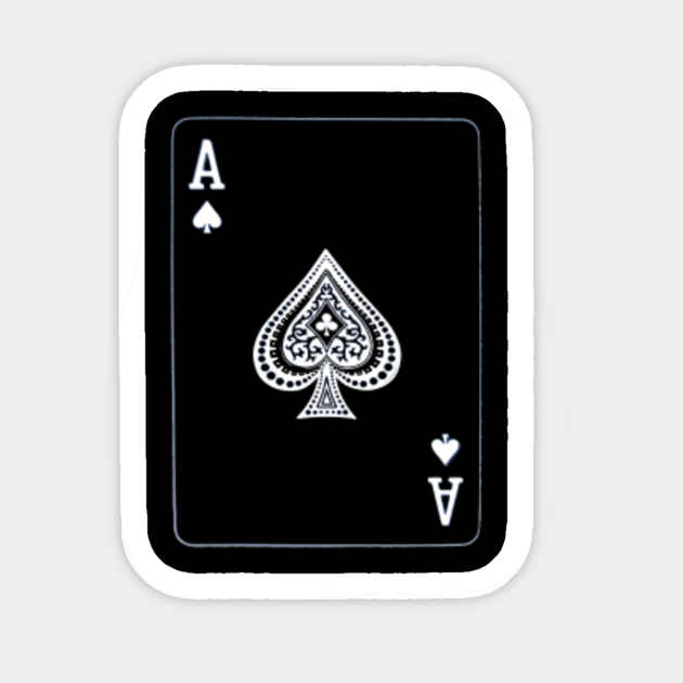 ACE - Playing Cards - Sticker | TeePublic