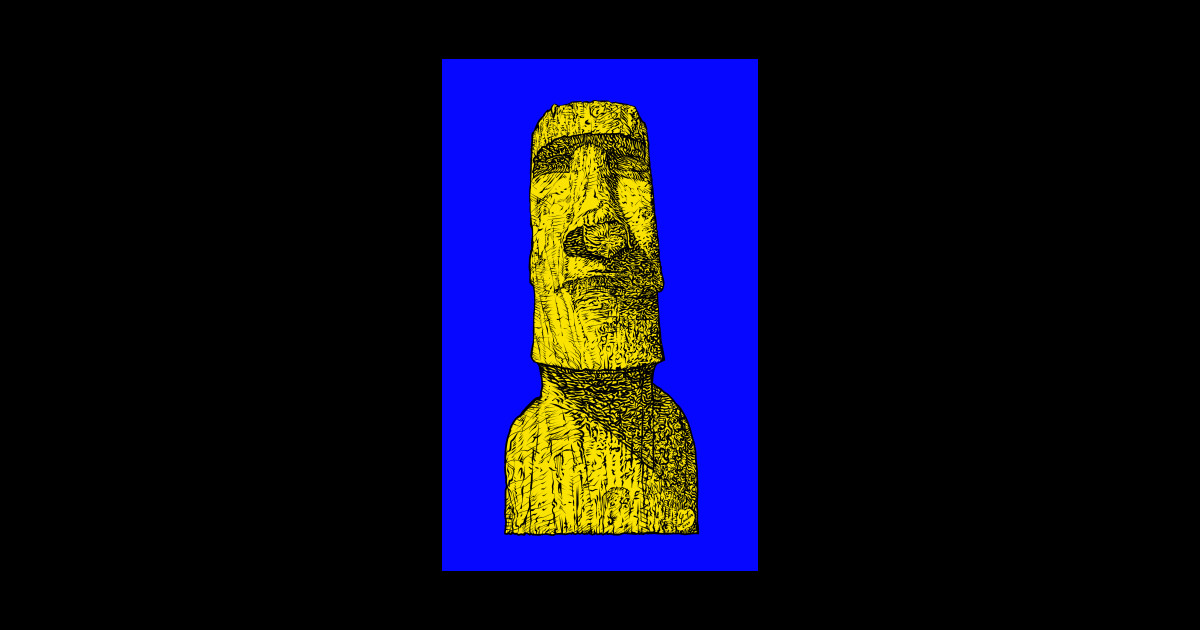 MOAI .5 - Moai - Sticker | TeePublic