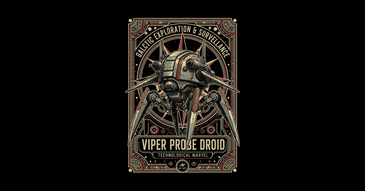 Viper Probe Droid - Star Wars - Sticker | TeePublic