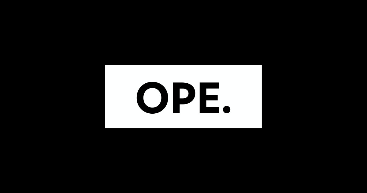 OPE. - Ope - Sticker | TeePublic