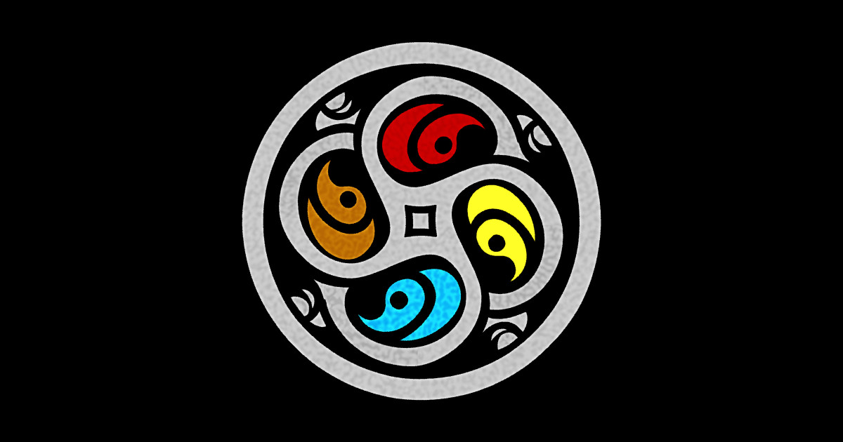 Custom Avatar Elemental Emblem - Avatar Emblem - Posters and Art Prints ...