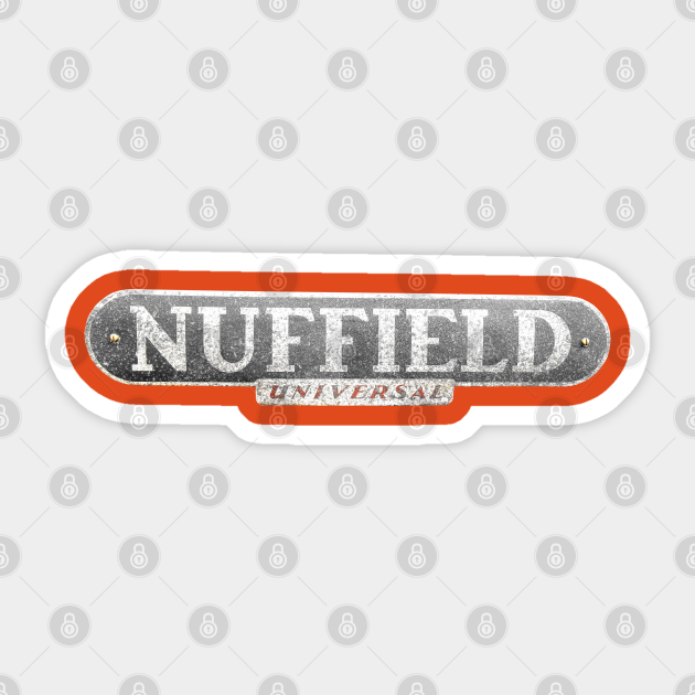 Nuffield vintage British tractor emblem - Nuffield - Sticker | TeePublic