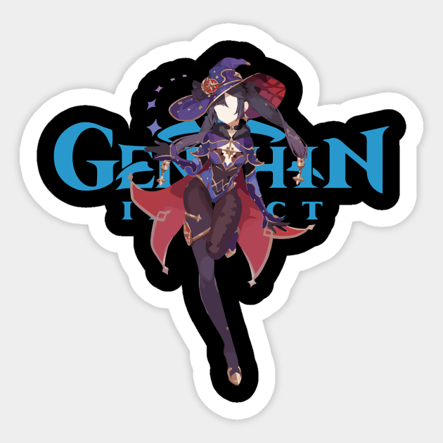 Genshin Impact Mona - Genshin Impact - Sticker | TeePublic