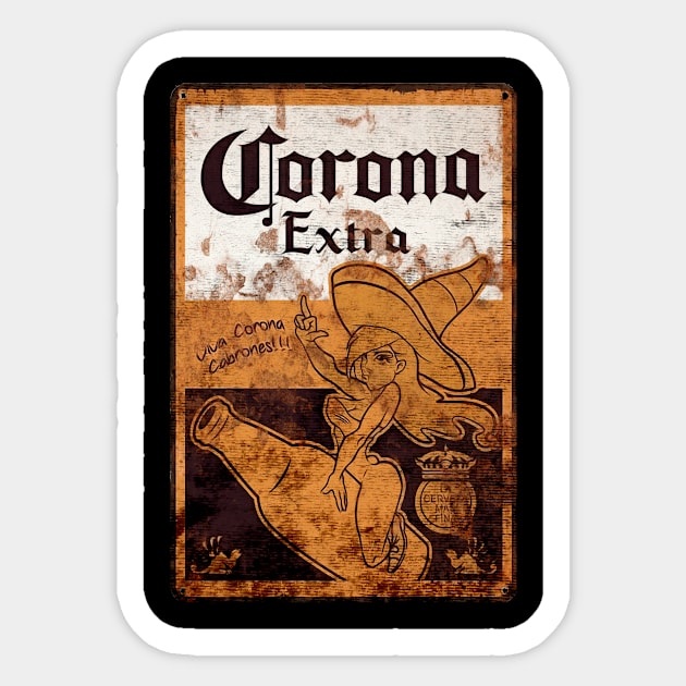 Corona Extra Beer - Corona - Sticker | TeePublic